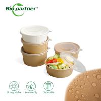 China Customized 16oz 32oz Sugarcane Bagasse Pulp Bowl Biodegradable Compostable Food Container for sale
