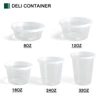 China Square PP Disposable Plastic Deli Container 20000PCS Cold Hot Drink Food Storage for sale