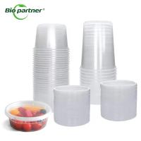 China CLASSIC Design Style Disposable Salad Deli Container With Clear Lid Biopartner Plastic for sale