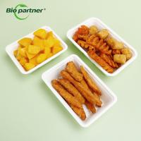 China Eco-Friendly Sugarcane Bagasse Boat Snack Tray Container for Back to School Occasion for sale