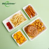 China Sugarcane Bagasse French Fries Popcorn Boxes 100000 MOQ Biodegradable Hot Dog Catering for sale