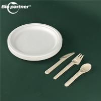 China Customized Logo Acceptable AQ12 Bio Compostable Napkin Pack Biodegradable Mini Sugar Cane Bagasse Cutlery Set for sale