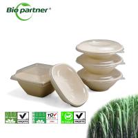 China Biodegradable Sugarcane Bagasse Pulp Bowl 12oz 32oz Compostable Takeaway Food Container for sale