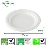 China Hotel Restaurant Home Production Sugar Cane Compostable Paper Plate Disposable Good for sale