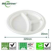 China Customized Size Compostable Bagasse Food Container Disposable Tableware for sale