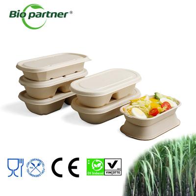 China Eco Friendly Biodegradable Sugarcane Bagasse Pulp Bowls 12oz 32oz Microwave Safe Custom Logo for sale