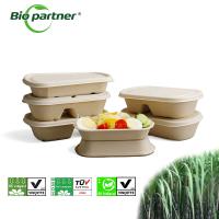 China Custom Biodegradable Sugarcane Bagasse Pulp Bowl 12oz 32oz Compostable Food Container for sale