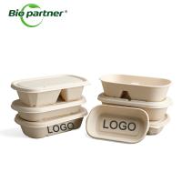 China Biodegradable 16OZ Salad Bowl Disposable WITH LID Made from Sugarcane Pulp Bagasse for sale