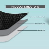 China Butyl Rubber Car Vibration Deadening Mat 820x460mm 2.0mm Thick Noise Control Body Panel Reinforcement for sale