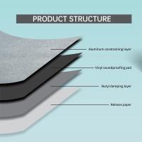 China Composite Sound Insulation Material 300x445mm 3.5mm Thick with Vibration Suppression and Resonance Control for sale