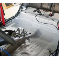China 600mm x 500mm x 6mm Foamed Rubber Automotive Sound & Heat Insulation Carpet with 2000+ Microholes per cm³ for sale