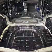 China 2.5mm Butyl Rubber Automotive Noise Damping Pads 820x460mm for Road Noise Cancellation for sale