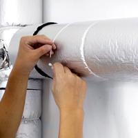 China Rubber Plastic Sound Insulation Material 10-20mm Thickness for Sewer Vibration Absorption and Moisture Reduction for sale