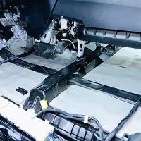 China Lexus LM350 Hood Insulation Pad with Closed-Cell Foam for Superior Sound Damping and Noise Reduction for sale