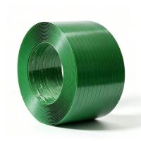 China 32mm PET Strapping Band 15360N Polyester Packing Strap For Oversized Cargo for sale