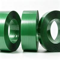 China 32mm PET Strapping Band 15360N Polyester Packing Strap For Oversized Cargo for sale