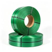 China Heavy Duty PET Strapping Band 5400N Recyclable Plastic Strapping Roll for sale