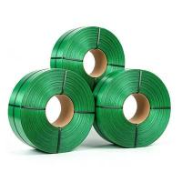 China Heavy Duty PET Strapping Band 5400N Recyclable Plastic Strapping Roll for sale