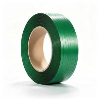 China 10000N PET Packaging Strap 25mm Tali Packing Strapping Band Green for sale