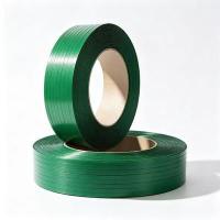 China 10000N PET Packaging Strap 25mm Tali Packing Strapping Band Green for sale