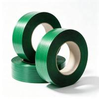 China 10000N PET Packaging Strap 25mm Tali Packing Strapping Band Green for sale