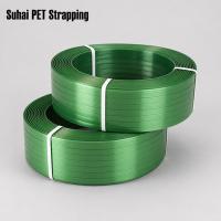 China Timber Bundling 13mm Tali Strapping Band PET 4160N Breaking Strength for sale