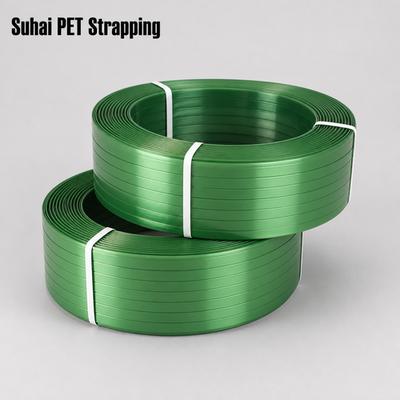 China Timber Bundling 13mm Tali Strapping Band PET 4160N Breaking Strength for sale
