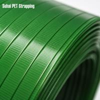 China Timber Bundling 13mm Tali Strapping Band PET 4160N Breaking Strength for sale