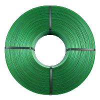 China Ultra Wide 32mm PET Strapping Band 12800N Compressed Bale Bundling PET Strapping for sale