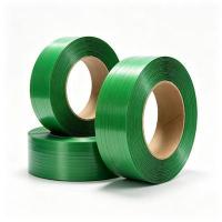 China Flexible 16mm Tali Strapping PET 5120N No Crush Carton Packing Tali Plastik Strapping for sale