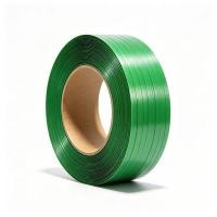 China Flexible 16mm Tali Strapping PET 5120N No Crush Carton Packing Tali Plastik Strapping for sale
