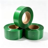 China Flexible 16mm Tali Strapping PET 5120N No Crush Carton Packing Tali Plastik Strapping for sale