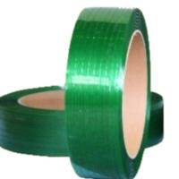 China Wide Format Polyester PET Strapping 25mm 9800N PET Strapping Roll for sale