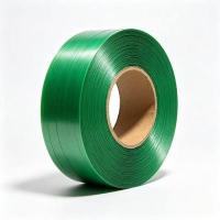 China 16mm Polyester PET Strapping 5760N Impact Resistant Polyester Strap Roll for sale
