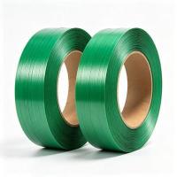 China 16mm Polyester PET Strapping 5760N Impact Resistant Polyester Strap Roll for sale