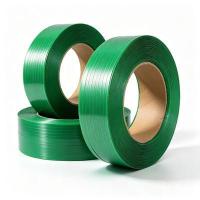 China 16mm Polyester PET Strapping 5760N Impact Resistant Polyester Strap Roll for sale