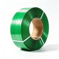 China Standard 19mm PET Strapping Roll 7600N Steel Coil Grade Polyester Strap Roll for sale