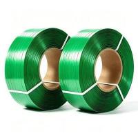 China Standard 19mm PET Strapping Roll 7600N Steel Coil Grade Polyester Strap Roll for sale