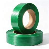 China Factory Bulk Packaging Strapping Roll 7600N Mainstream Green PET Strap for sale