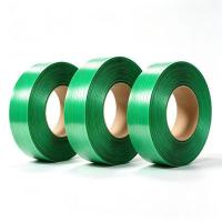 China Jumbo Grade PET Strap 32mm 15360N Oversized Cargo Bundling Plastic Strapping Roll for sale