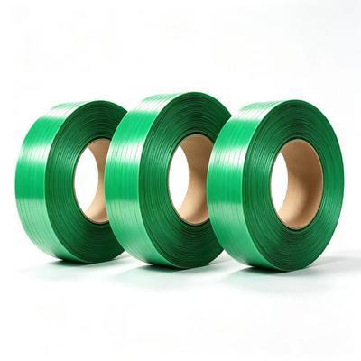 China Jumbo Grade PET Strap 32mm 15360N Oversized Cargo Bundling Plastic Strapping Roll for sale