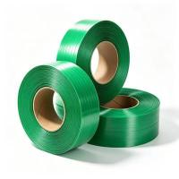 China Jumbo Grade PET Strap 32mm 15360N Oversized Cargo Bundling Plastic Strapping Roll for sale