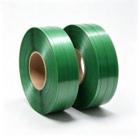 China 5120N 16mm Embossed Polyester Strapping Cotton Bale Smooth Polyester Strapping Material for sale