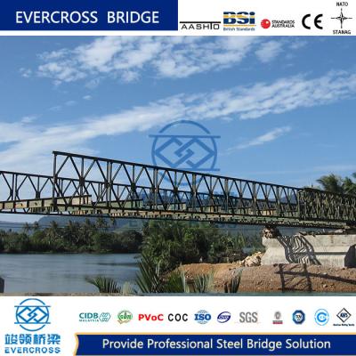China HD 200 Bailey composite steel bridge Double Truss Single Storey Reinforced DSR for sale