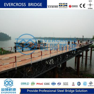 China AISI Temporary Access Steel Bailey Bridge Prefabricated Bridge Construction for sale
