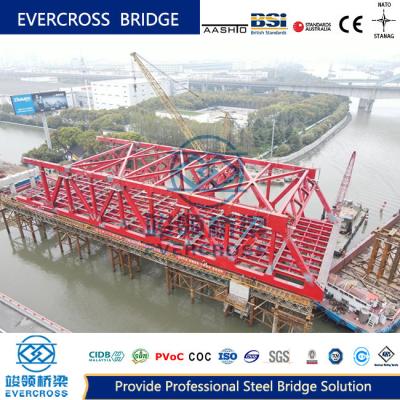 China Large Span Metal Truss Bridge Steel Highway Bridge Fast Installed for sale