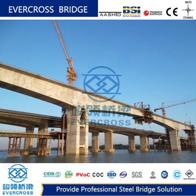 China 3m Height Steel Box Girder Bridge Weather Resistant Modular Steel Bridge for sale