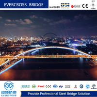 China High Strength Prefab Steel Bridge Large Span Portable Railway Steel Bridge for sale