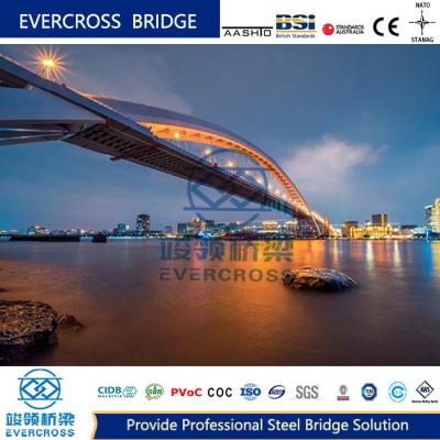 China Concrete Deck Steel Rigid Frame Bridge Arch Type Bridge Middle Bearing Type for sale