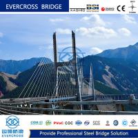 China Custom Made Cable Supported Bridge Prefabricated Steel Truss Bridge for sale
